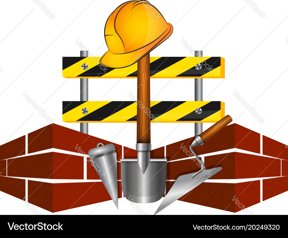 Under construction symbol Royalty Free Vector Image