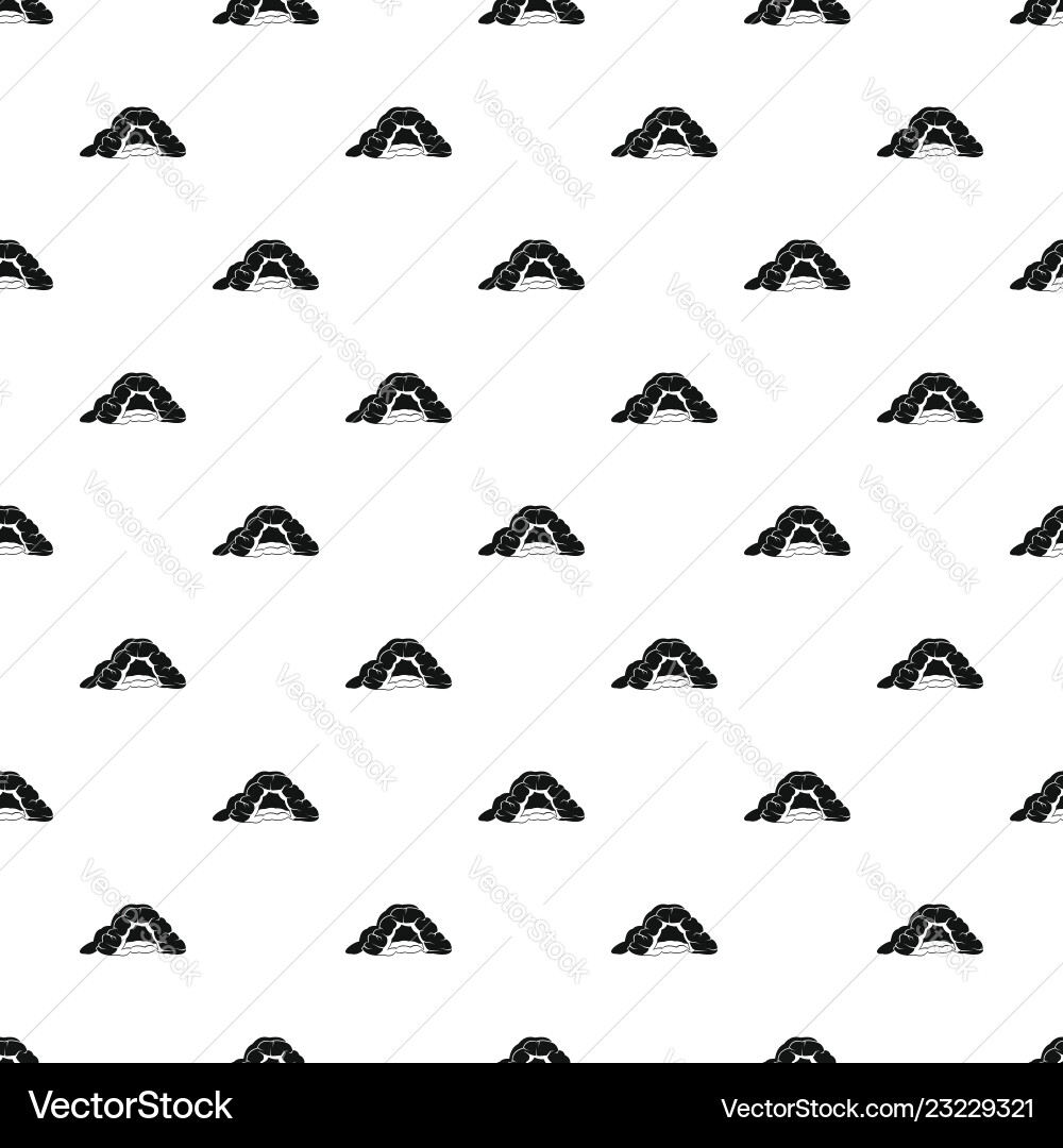 Cave pattern seamless Royalty Free Vector Image
