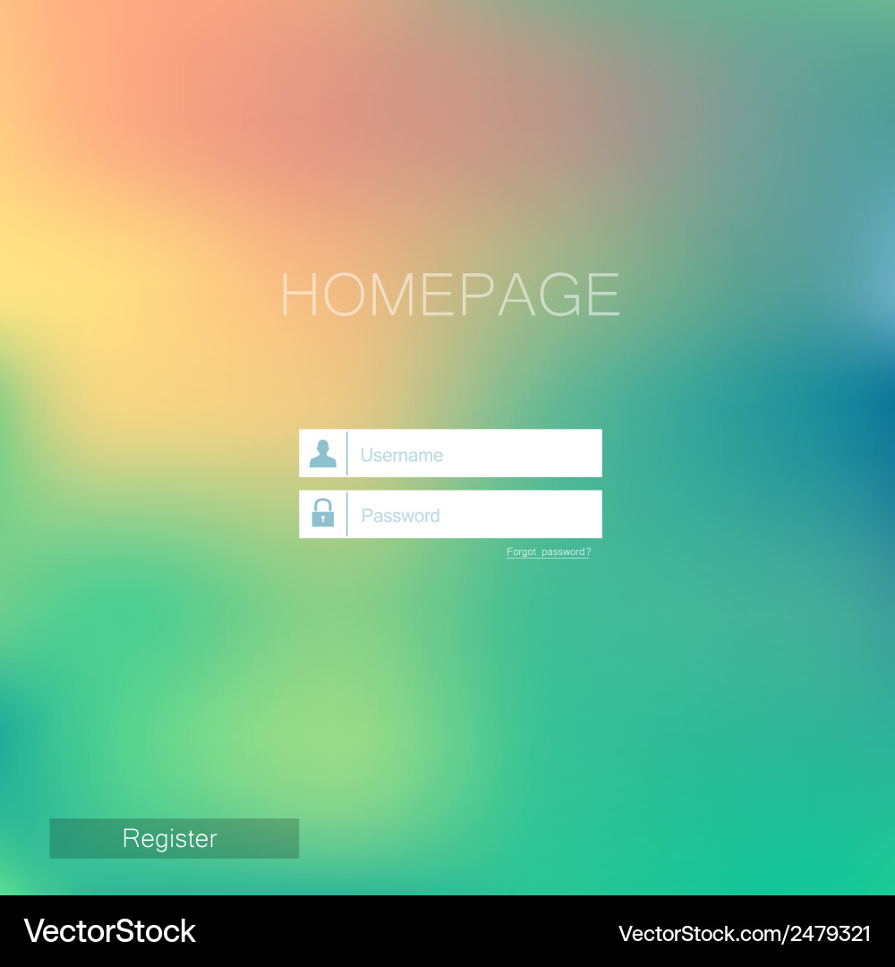 Homepage Royalty Free Vector Image - VectorStock