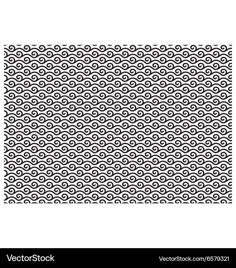 Wave pattern wallpaper Royalty Free Vector Image