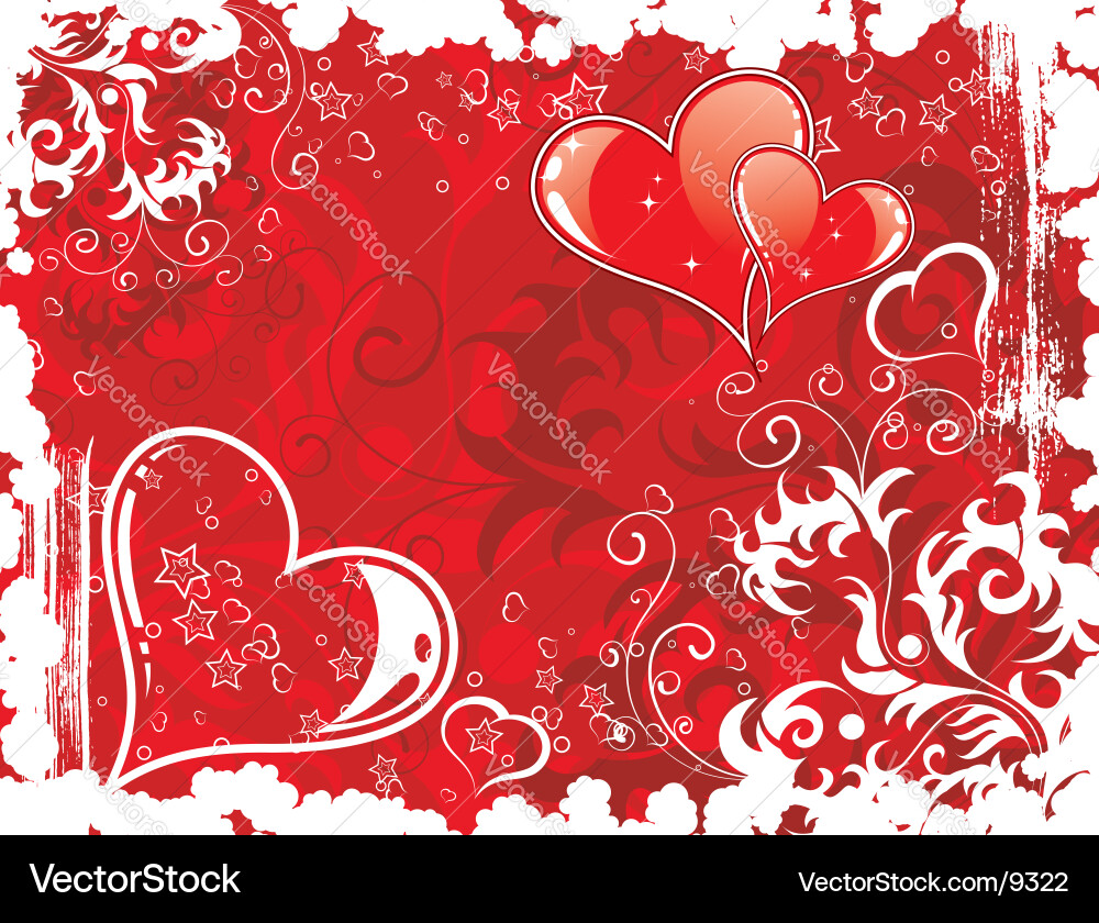 Background heart Royalty Free Vector Image - VectorStock