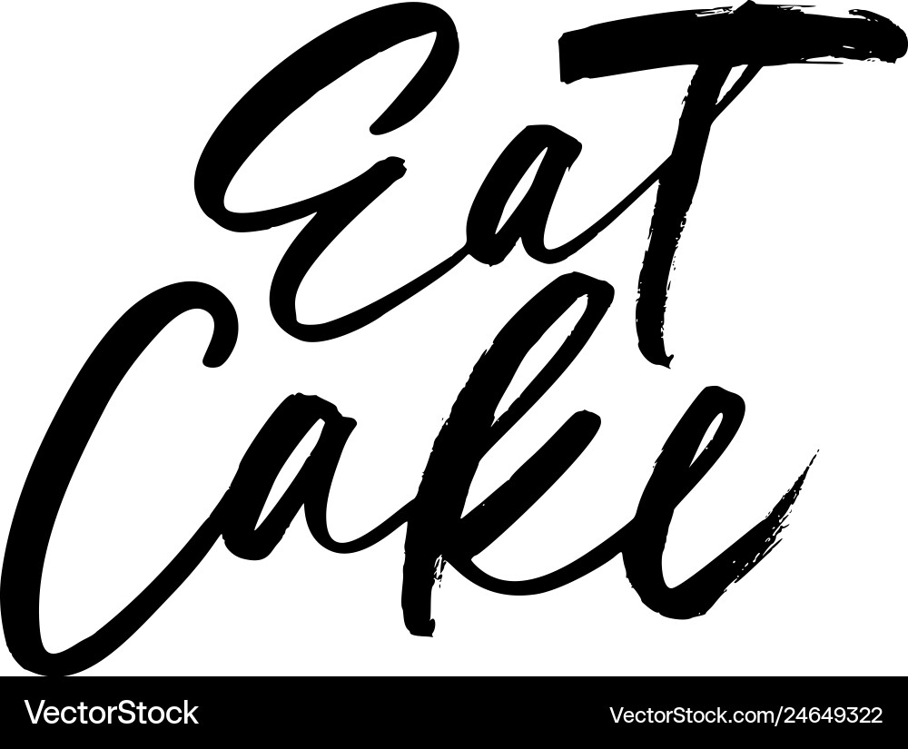 Lettering background modern calligraphy Royalty Free Vector