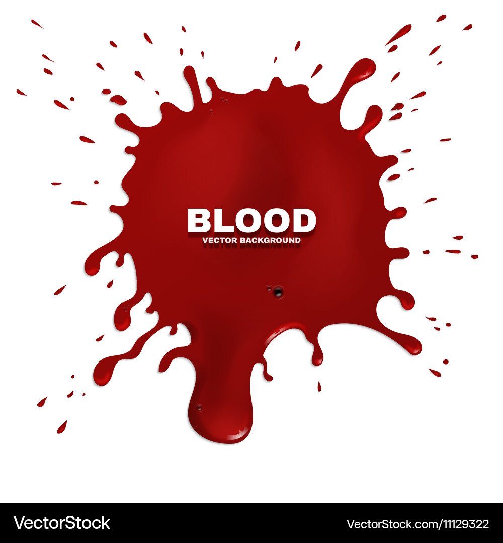 Red blood splatter grunge background Royalty Free Vector