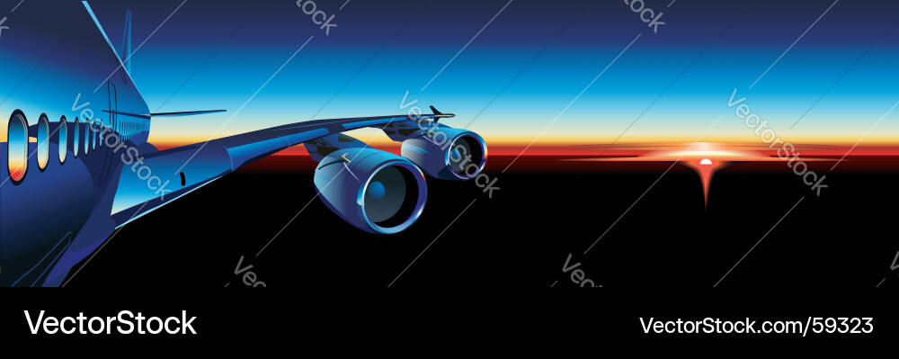 Airplane Royalty Free Vector Image - VectorStock