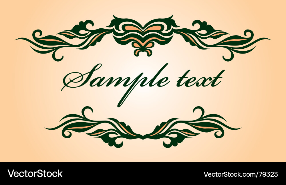 Floral template Royalty Free Vector Image - VectorStock