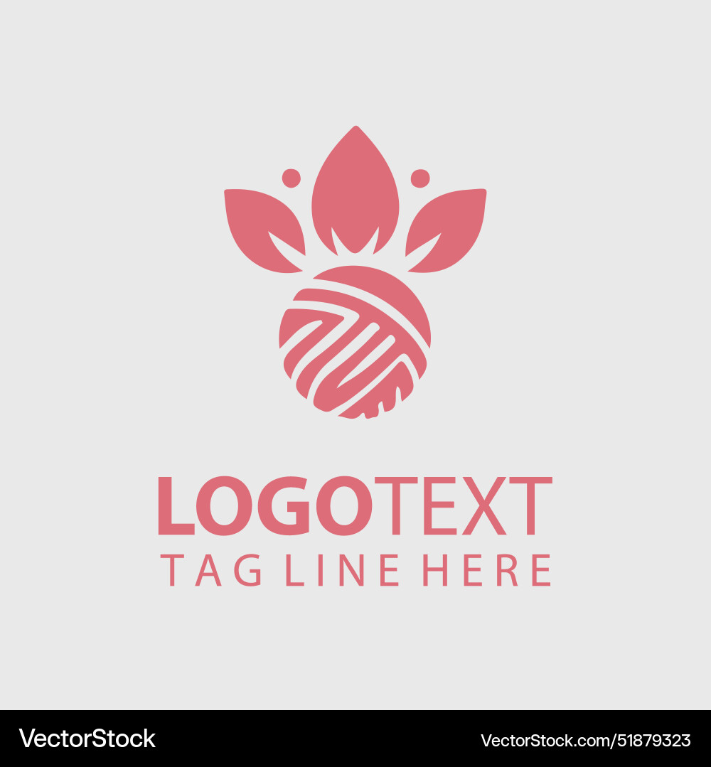 Knitting logo Royalty Free Vector Image - VectorStock