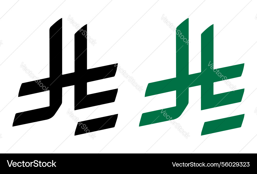Saudi Riyal Currency Symbol Royalty Free Vector Image