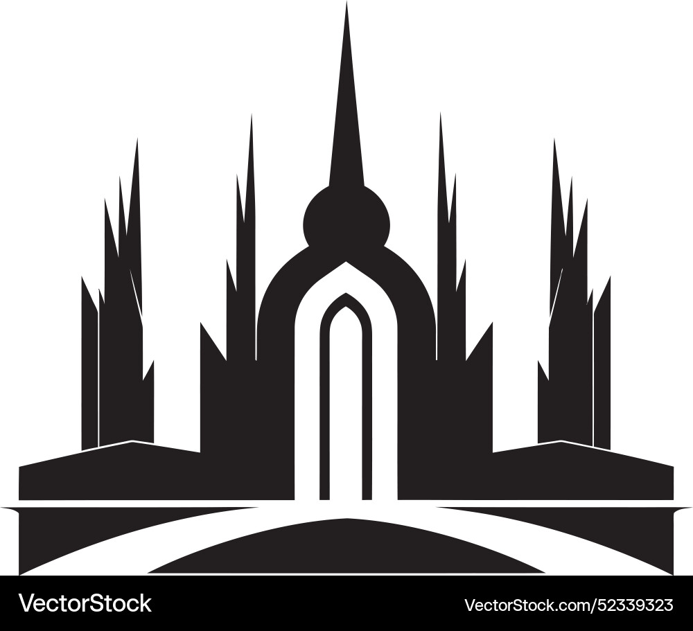 Zen in shadows temple collectionenigmatic Vector Image