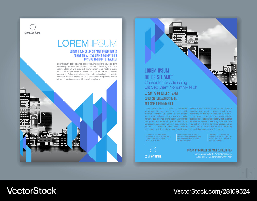 Cover annual report 1305 Royalty Free Vector Image