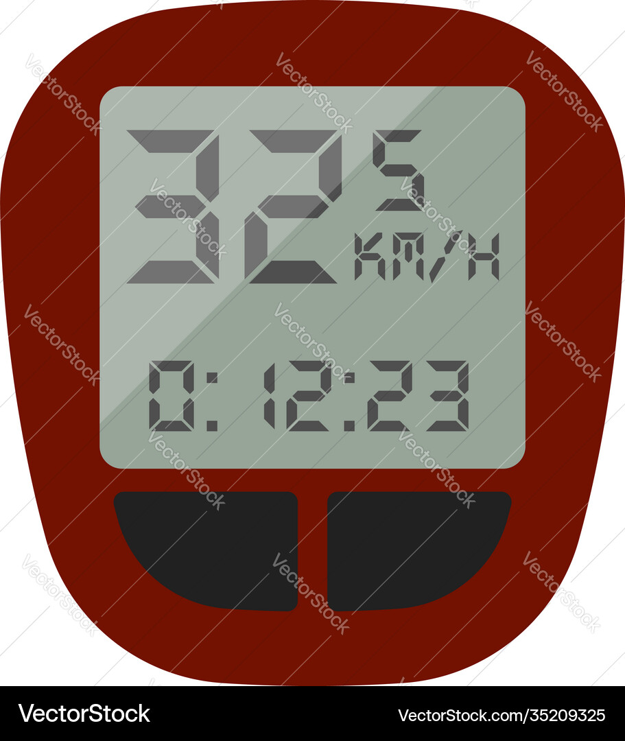 Bike computer icon Royalty Free Vector Image - VectorStock