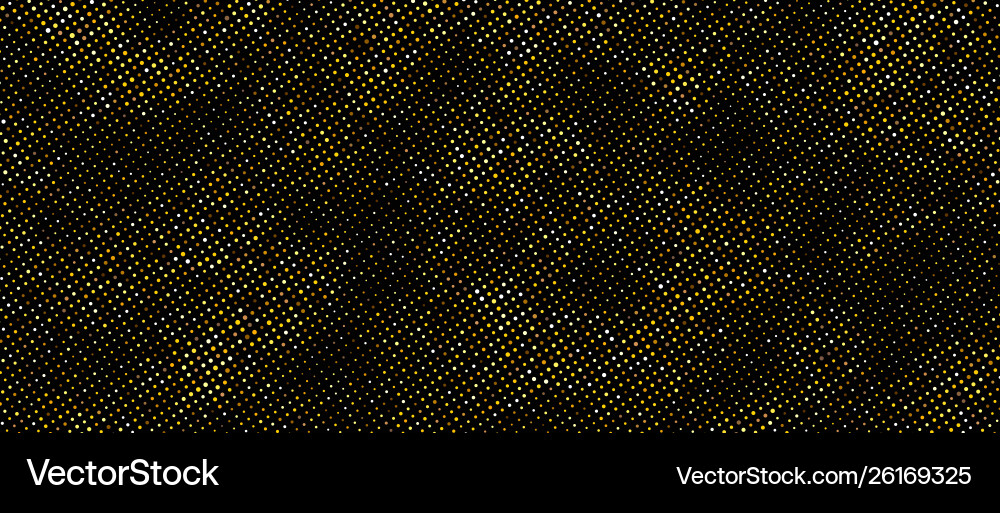 Halftone golden background Royalty Free Vector Image
