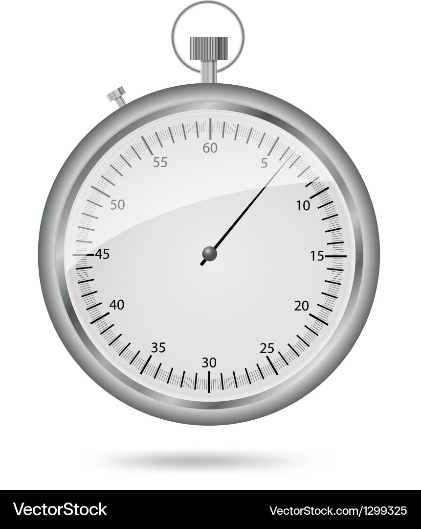 Stop watch Royalty Free Vector Image - VectorStock
