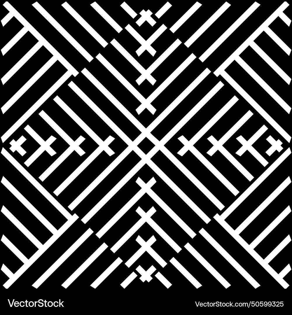 White diagonal line forming square background Vector Image