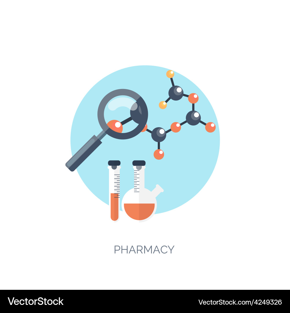 Chemical Laboratory Research Royalty Free Vector Image