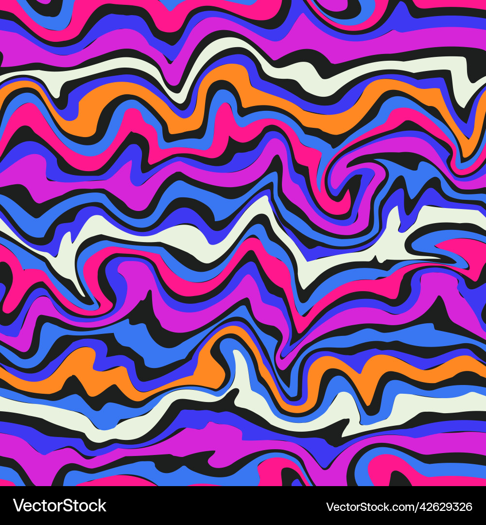 Distortion wave seamless texture Royalty Free Vector Image