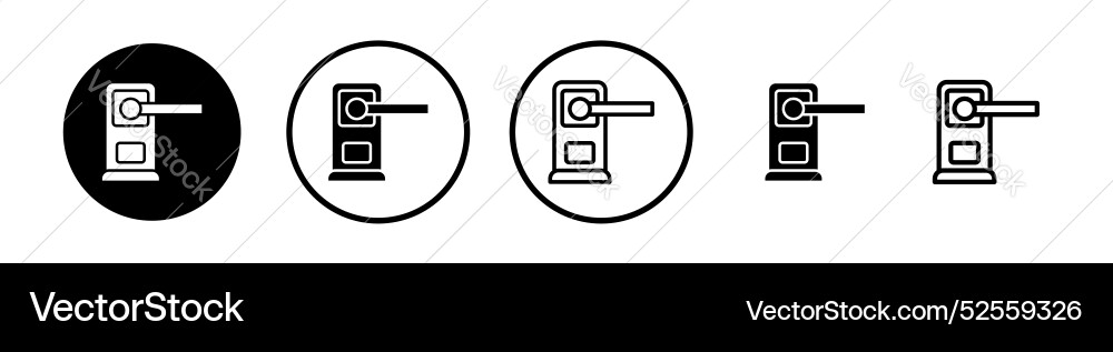 Employment law icon set on white background Vector Image