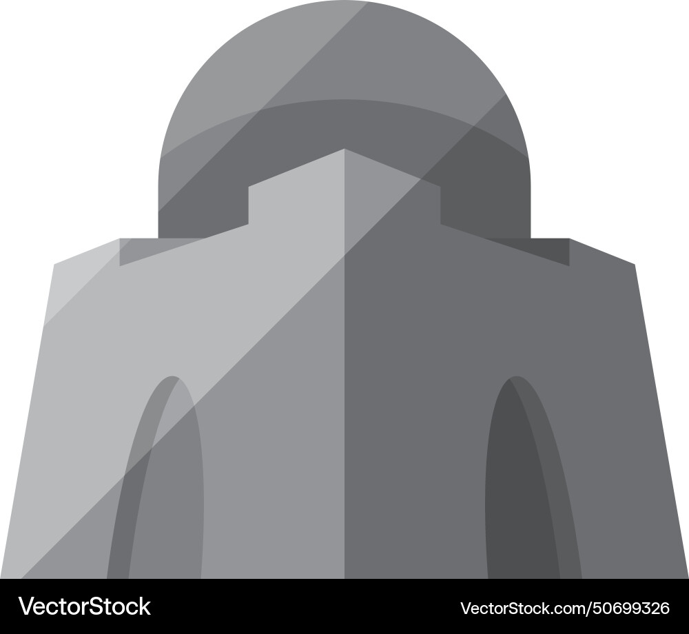 Pakistan mazar quaid Royalty Free Vector Image