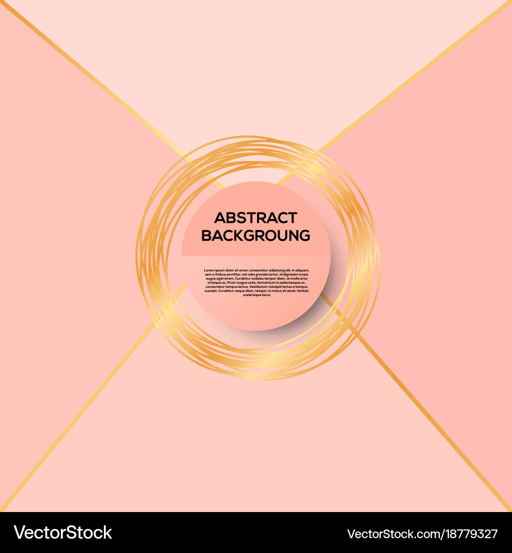 Rose gold background Royalty Free Vector Image
