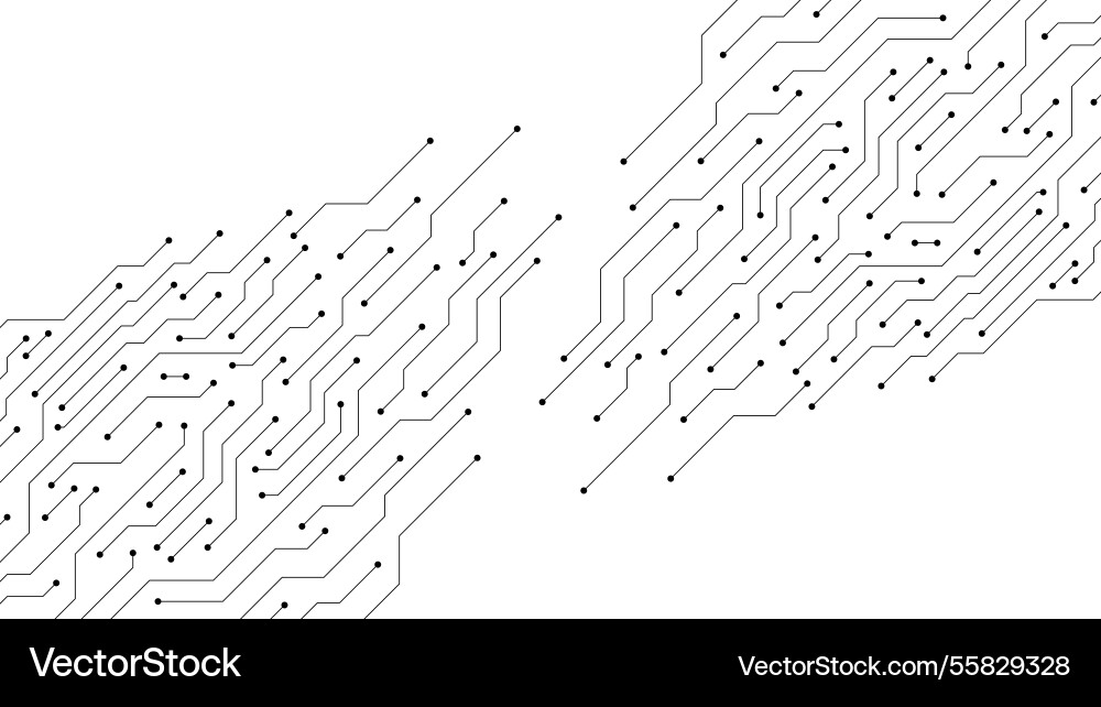 Abstract technology circuit board texture on white
