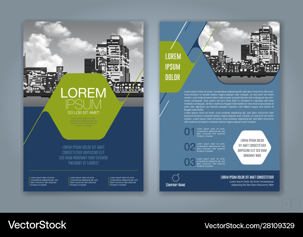 Cover annual report 1310 Royalty Free Vector Image