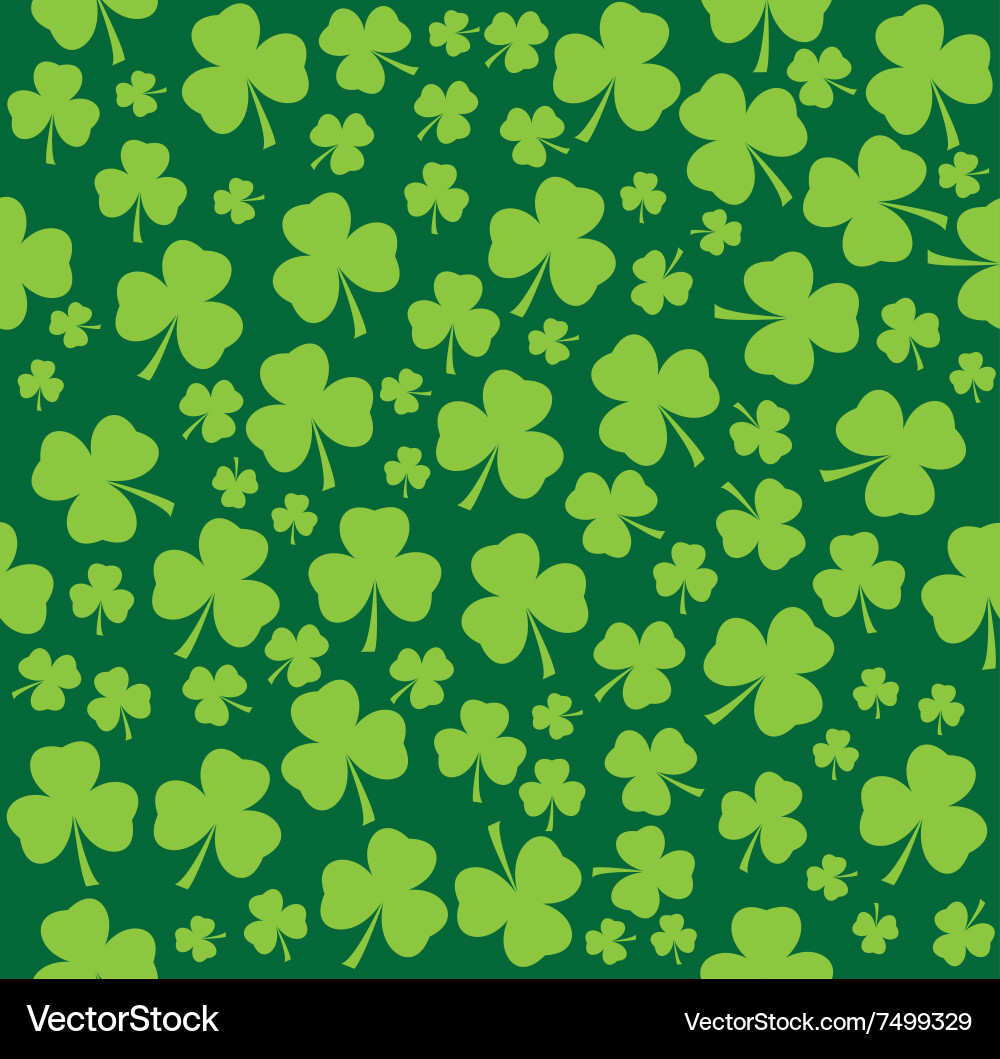 Shamrock background Royalty Free Vector Image - VectorStock