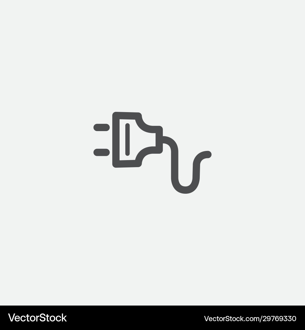 Electrical plug icon Royalty Free Vector Image