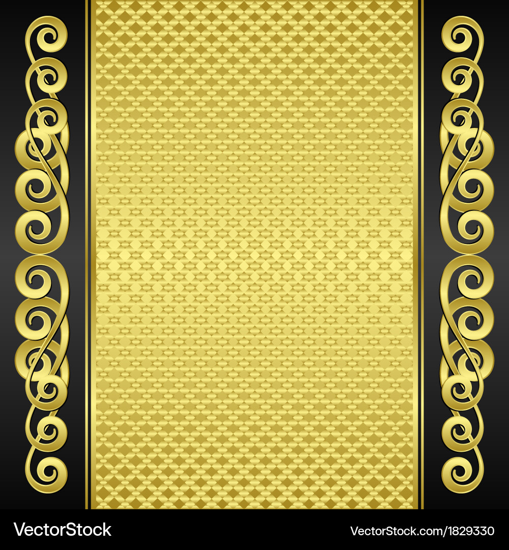 Golden background Royalty Free Vector Image - VectorStock