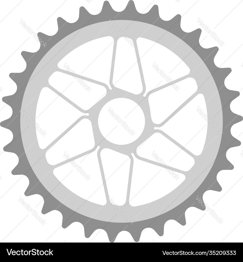 Bike gear star icon Royalty Free Vector Image - VectorStock