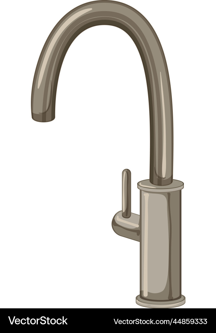 Clean faucet water cartoon Royalty Free Vector Image