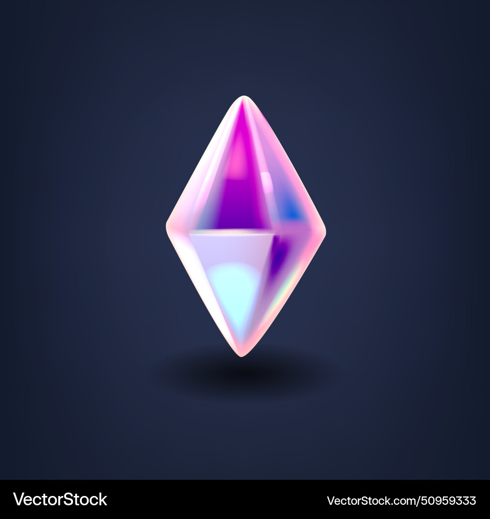 Multifaceted symmetrical polyhedron resembling Vector Image