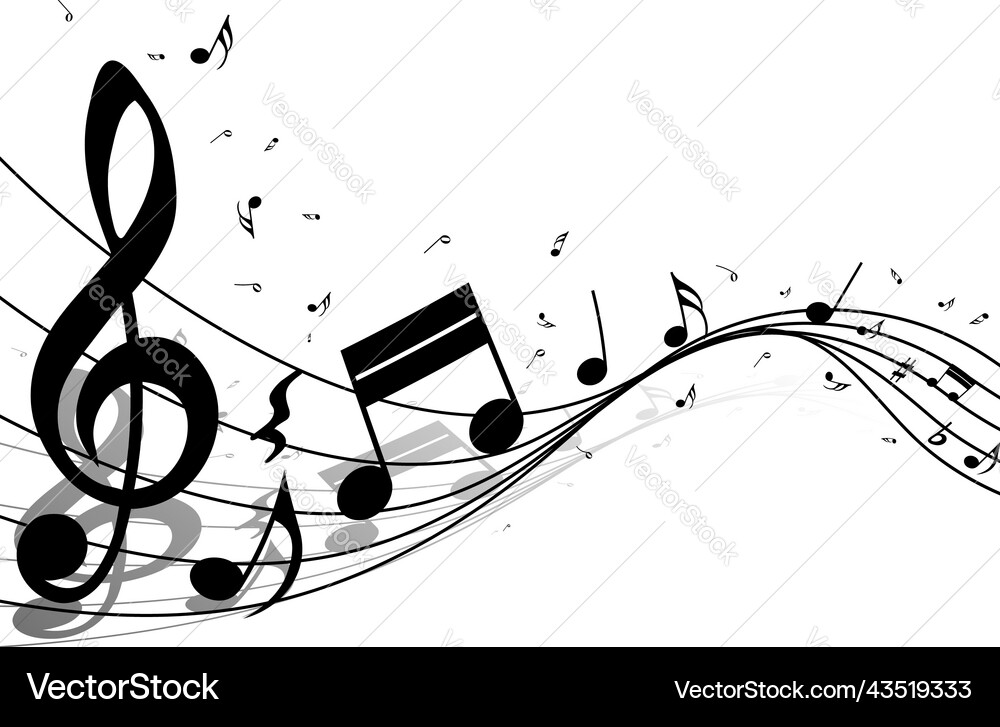 Musical notes Royalty Free Vector Image - VectorStock