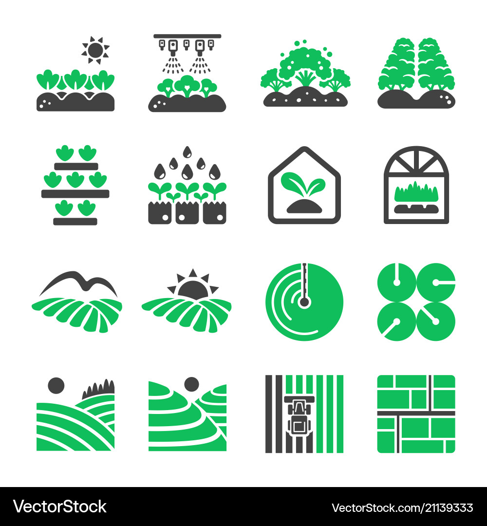 Plantation icon Royalty Free Vector Image - VectorStock