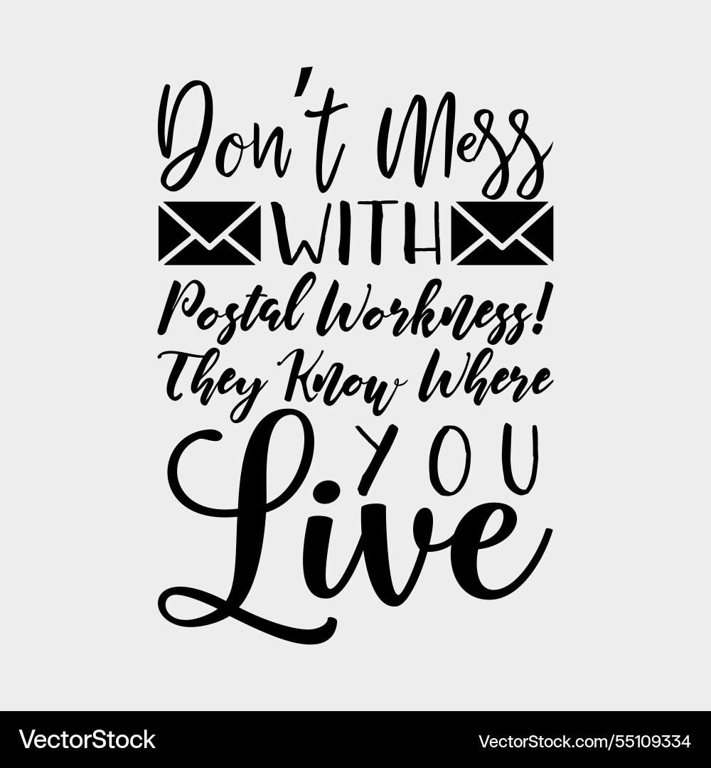 Postman postal carrier mailman rural mail Vector Image