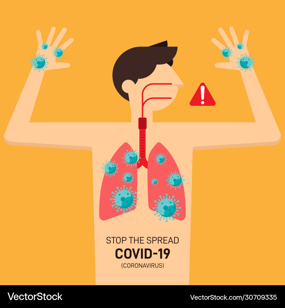 COVID-19 Prevention: Protect Your Lungs Royalty Free Vector