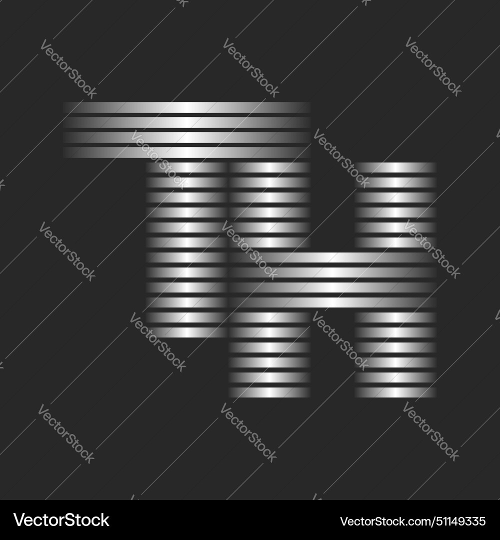 Letters th or ht initials logo design featuring Vector Image