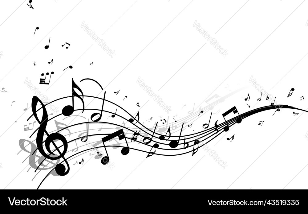 Musical notes Royalty Free Vector Image - VectorStock