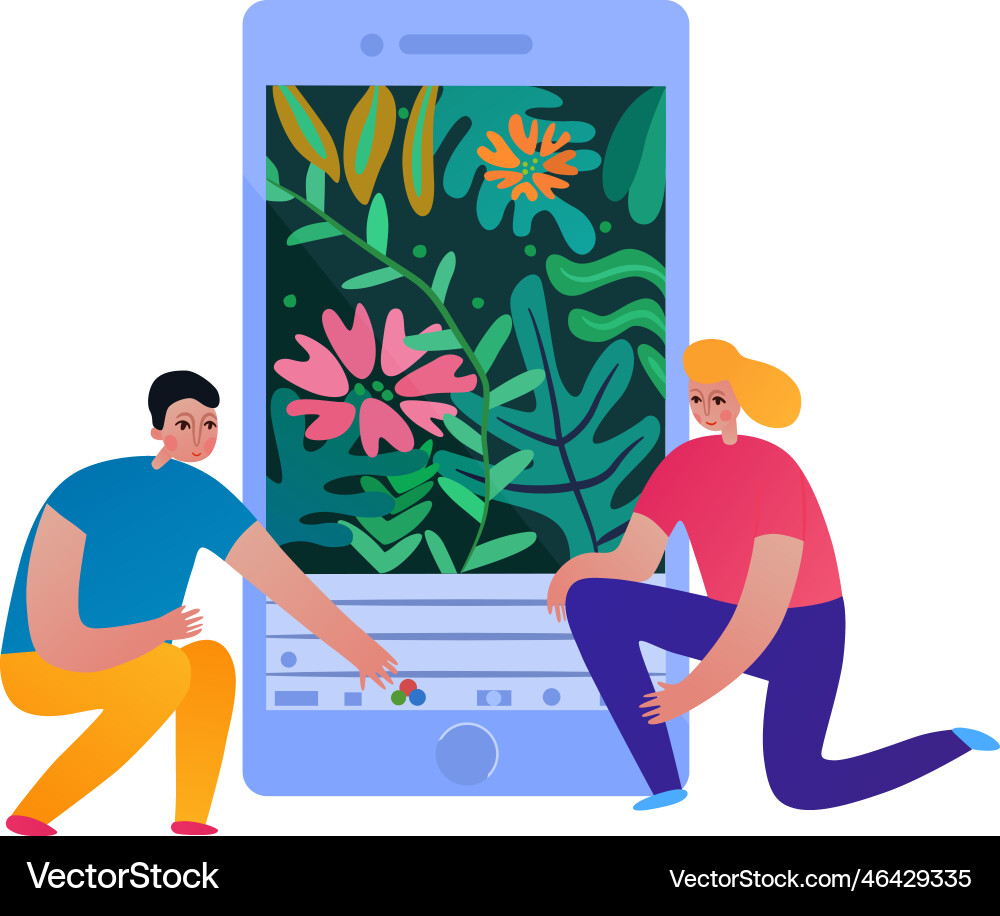 Phone interaction icon Royalty Free Vector Image