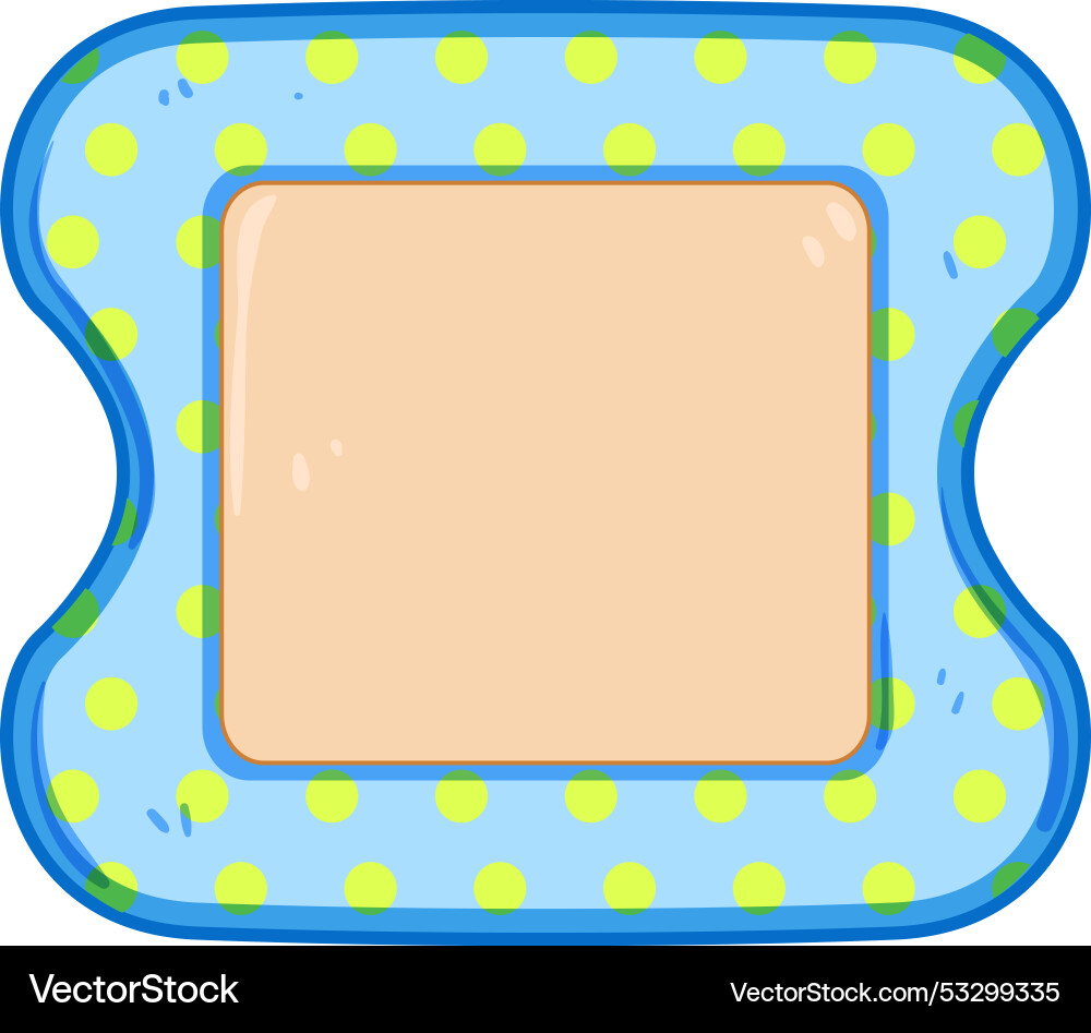 Wound kid plaster cartoon Royalty Free Vector Image