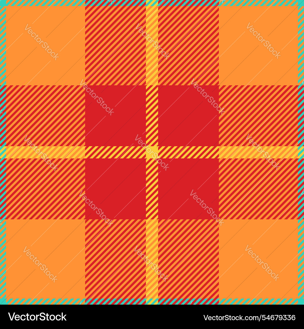 Basic plaid textile tartan customizable check Vector Image