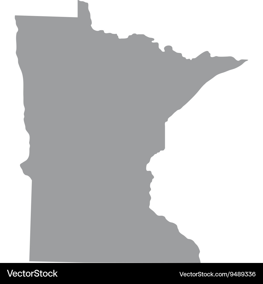 Us State Shapes Minnesota Vector Images (over 220)