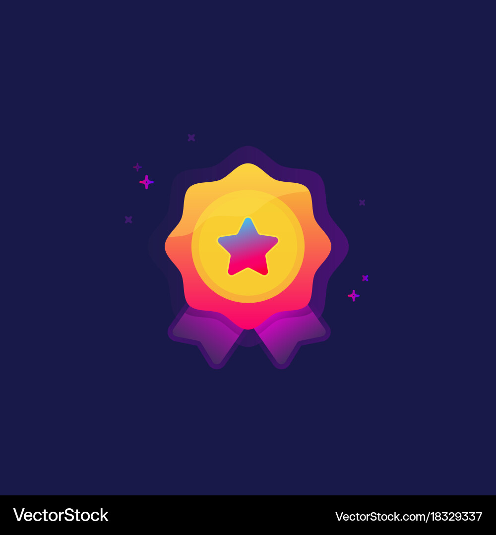 Color award icon Royalty Free Vector Image - VectorStock