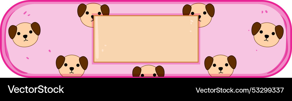 Injury kid plaster cartoon Royalty Free Vector Image