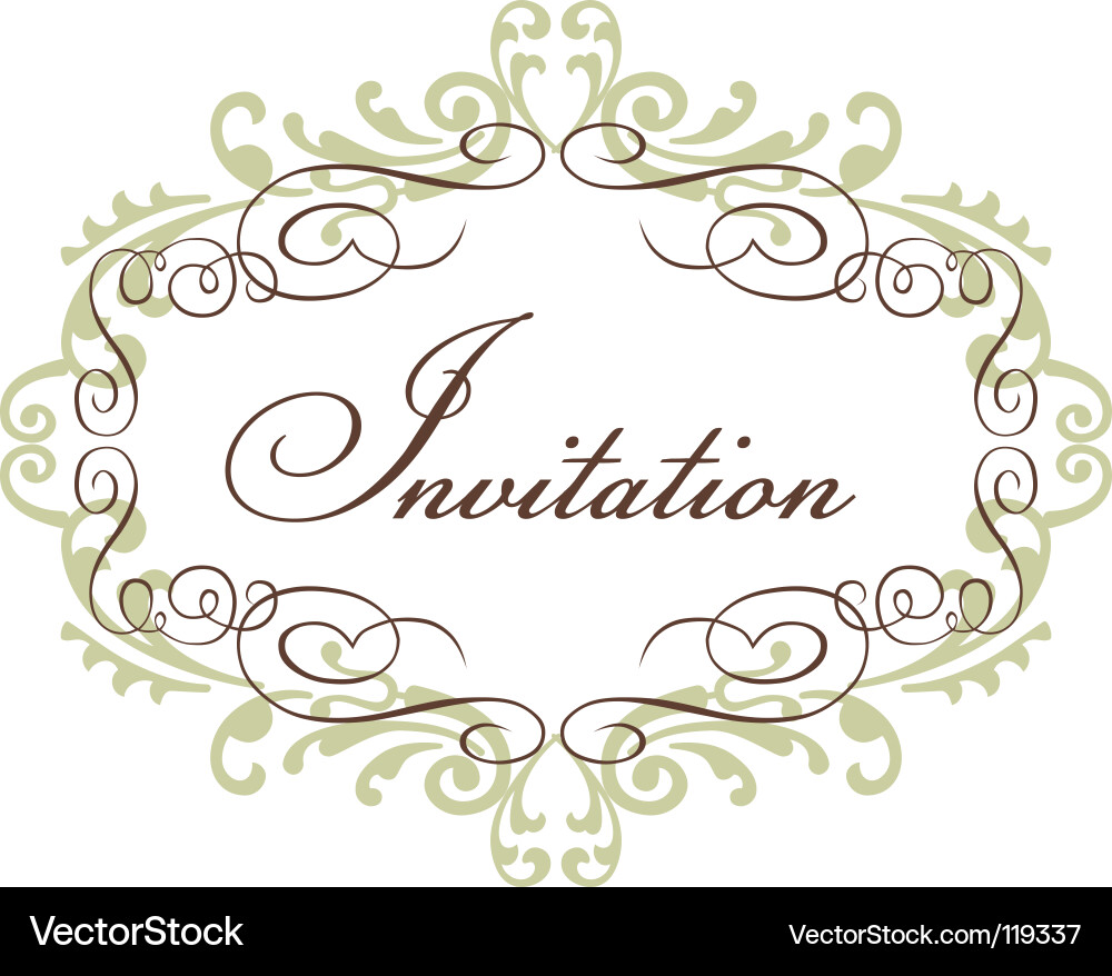 Vintage style frame Royalty Free Vector Image - VectorStock