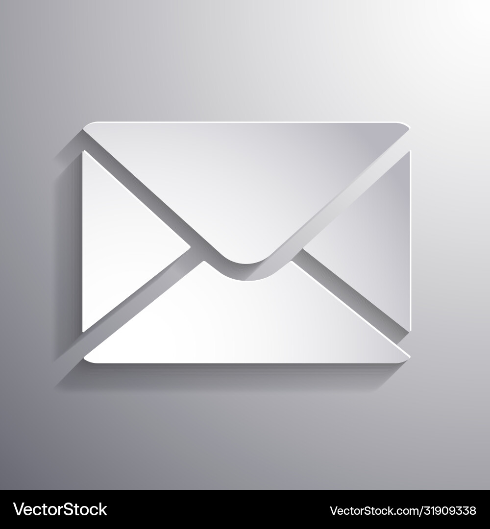 Envelope icon Royalty Free Vector Image - VectorStock