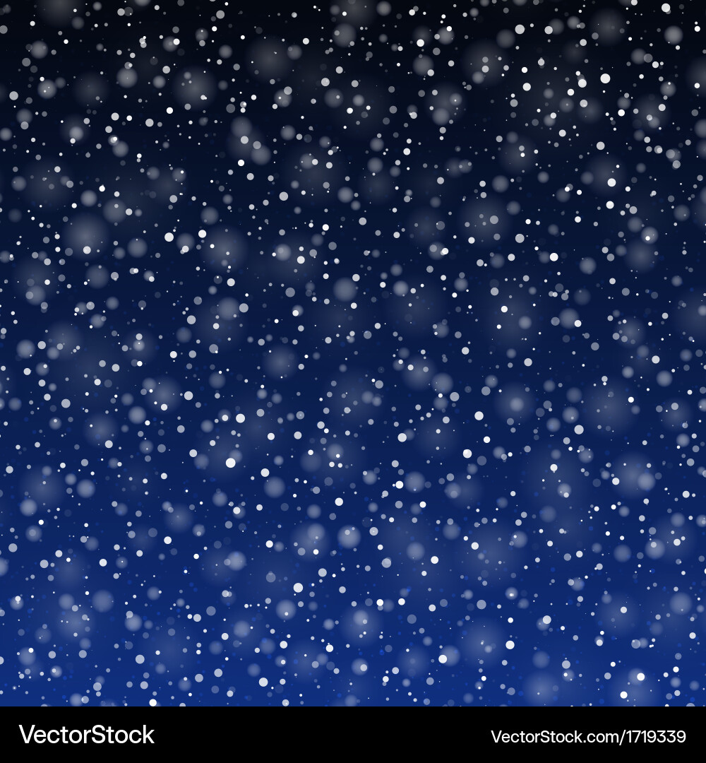 Falling snow Royalty Free Vector Image - VectorStock