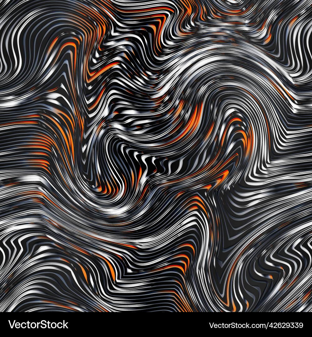 Liquid metal seamless pattern Royalty Free Vector Image