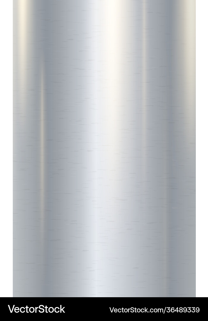 Texture panorama silver metal with reflection Vector Image