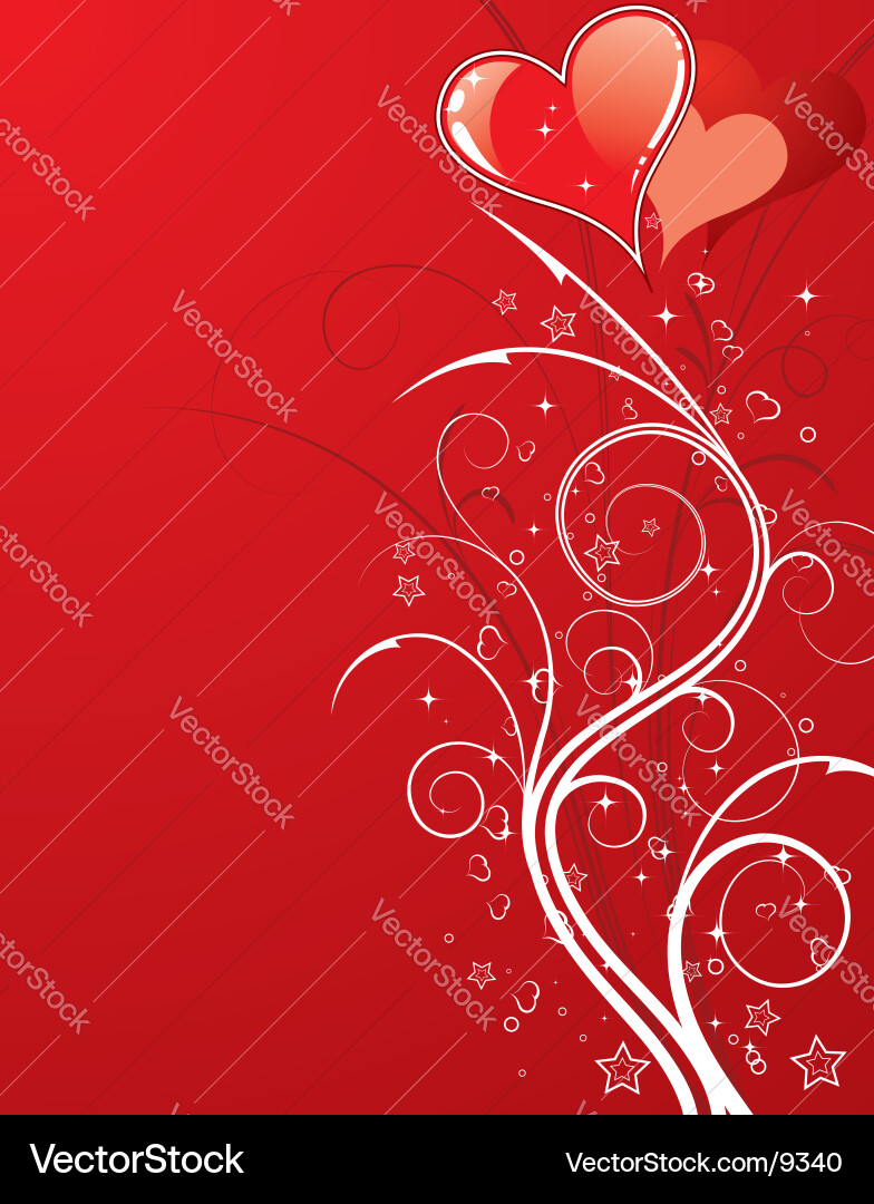 Background heart Royalty Free Vector Image - VectorStock