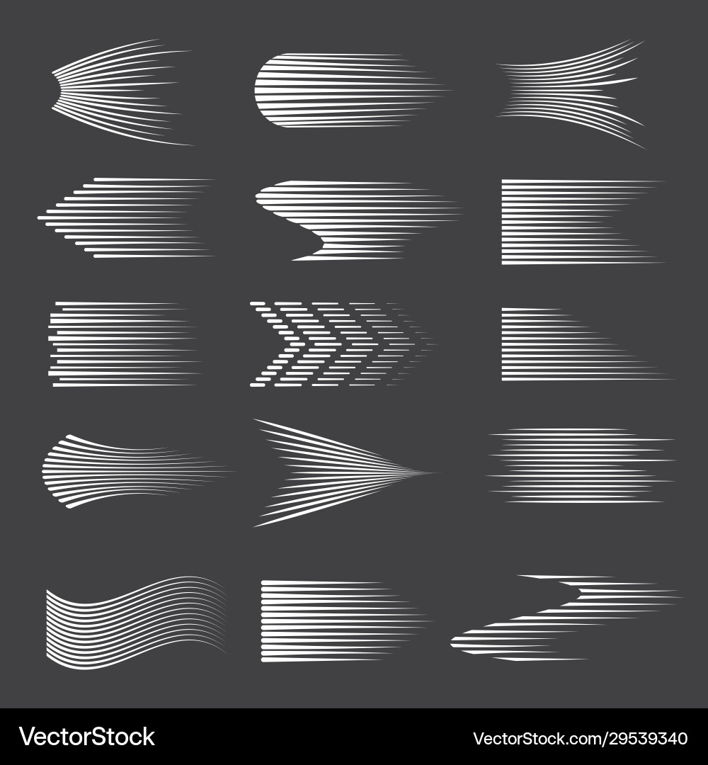 Dynamic Speed Lines - Halftone Effect Royalty Free Vector