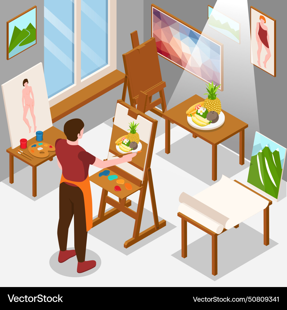 Artists background Royalty Free Vector Image - VectorStock